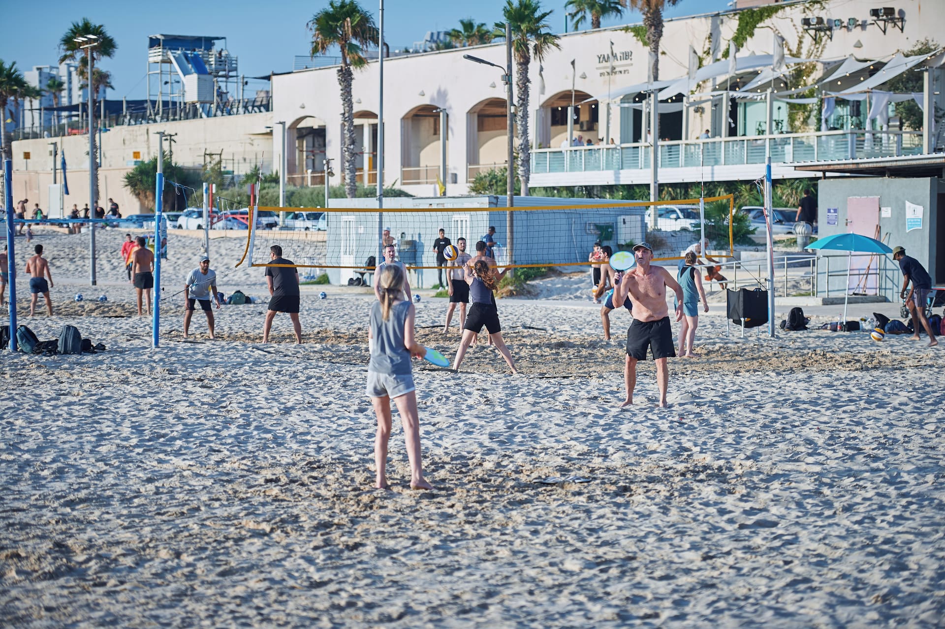 Dado Beach and Carmel Beach in Haifa July 18, 2025 (Photo/ Sharon ...