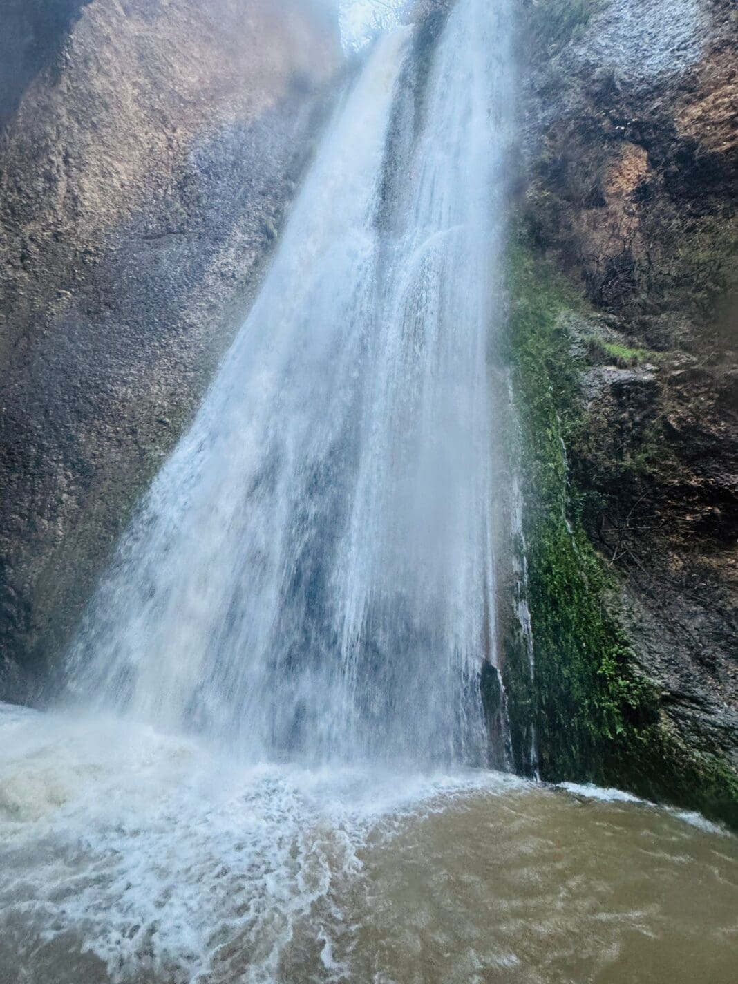 Nature revives following the storm • Streams flowing and waterfalls ...